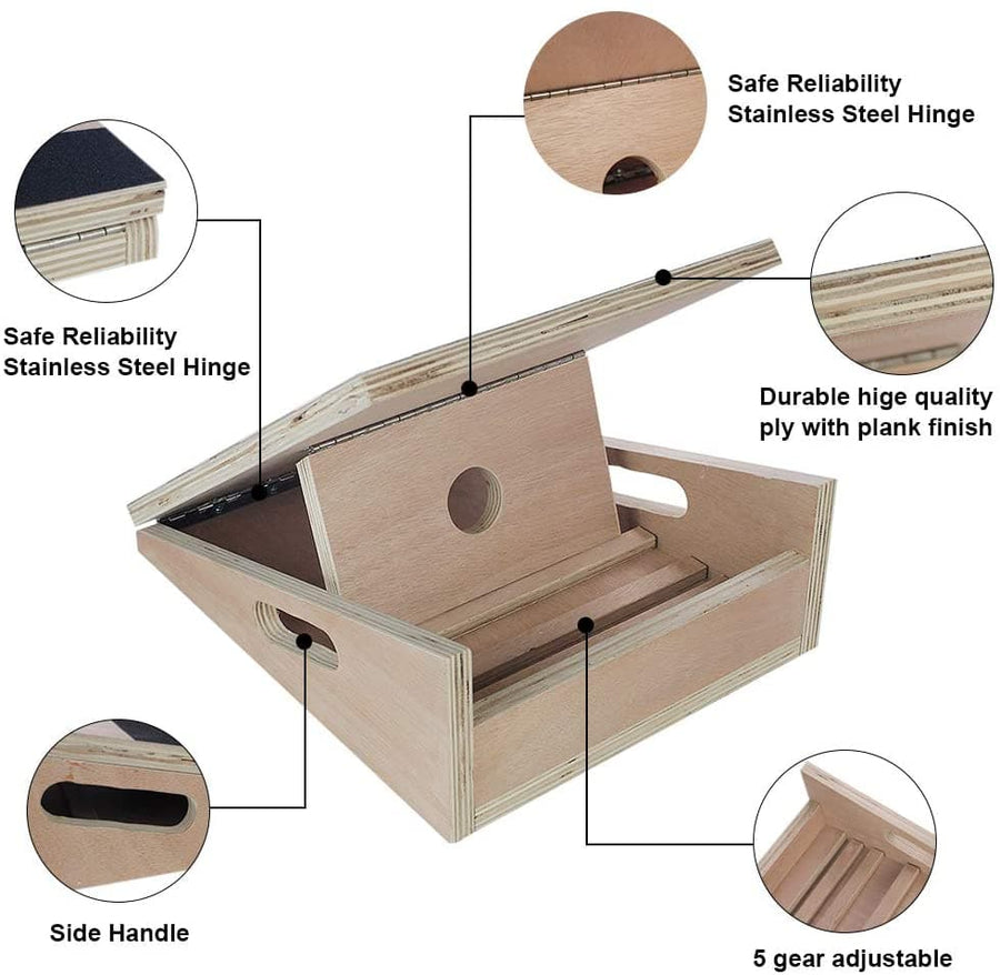 Professional Wooden Slant Board | Adjustable Calf & Achilles Stretch ...