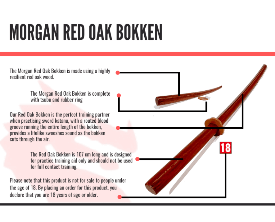 MORGAN RED OAK BOKKEN